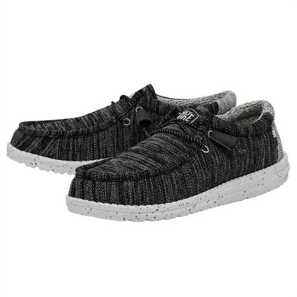 Hey Dude | Shoes | New Hey Dude Mens Wally Stretch Shoes In Meteorite ...
